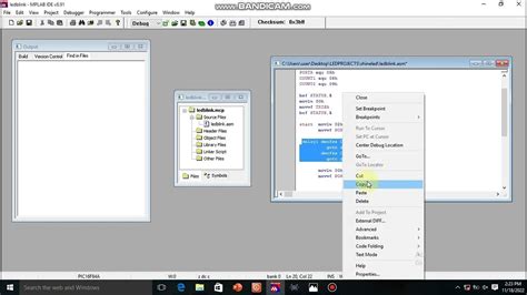 basic pic16f84a programming led blinking project youtube