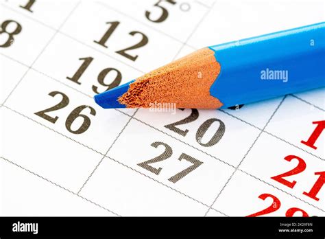 Calendar Mark Hi Res Stock Photography And Images Alamy
