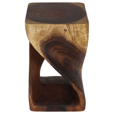 Ivy Bronx Lishe Solid Wood Abstract End Table And Reviews Wayfair