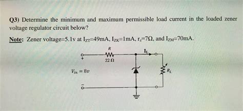 Solved Q Determine The Minimum And Maximum Permissible Chegg Com