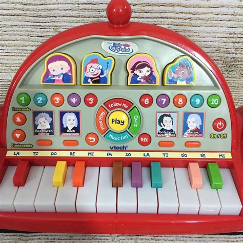 Little Einsteins V Tech Play And Learn Piano Disney Light Up Keys Sounds