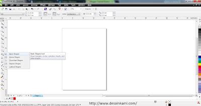 Belajar Desain Grafis Cara Menambahkan Shape Di Corel Draw