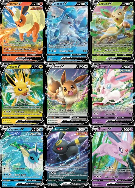 All Eevee Evolutions