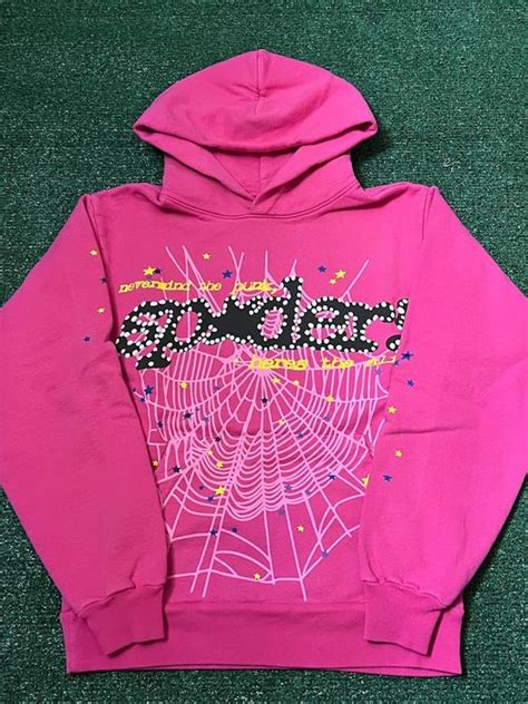 Spider Worldwide Sp5der Hoodie Pink V2 Grailed