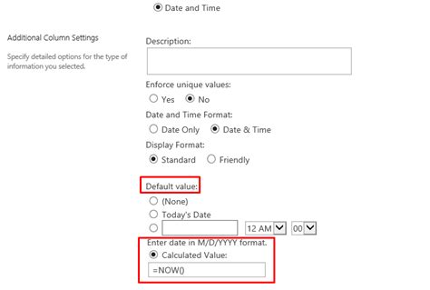 2013 List Datetime Column Only Shows Times As 1200 Sharepoint