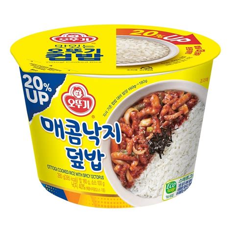 오뚜기 맛있는컵밥 매콤낙지덮밥 280g 배민 장보기∙쇼핑