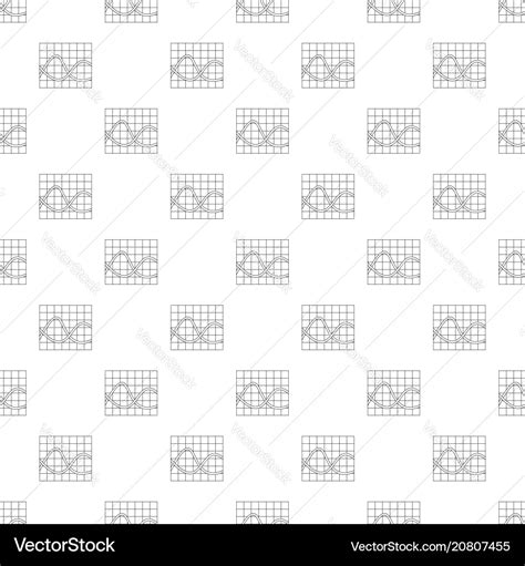 Finance Chart Pattern Seamless Royalty Free Vector Image