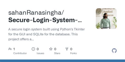 GitHub SahanRanasingha Secure Login System With Tkinter A Secure