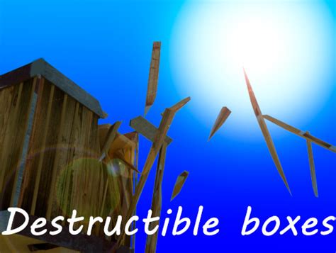 Destructible Boxes Blg 3d 산업도구 Unity Asset Store