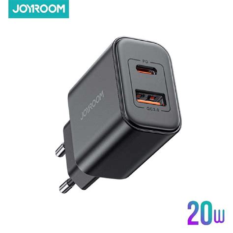 Joyroom Jr Tcf Eu Charger W Pd Qc Dual Port Fast Charging