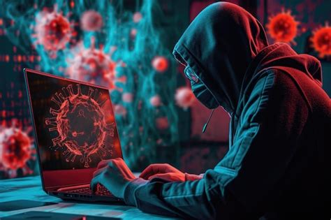 Premium Ai Image A Person Wearing A Hoodie Is Focused On Using A Laptop Computer A