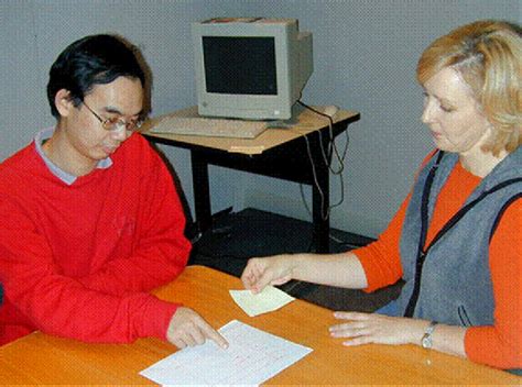 Practitioner And Participant Engaging In An Informal Usability Test
