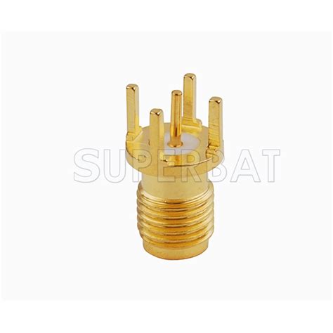 Sma Female Pcb Mounted Straight Connector