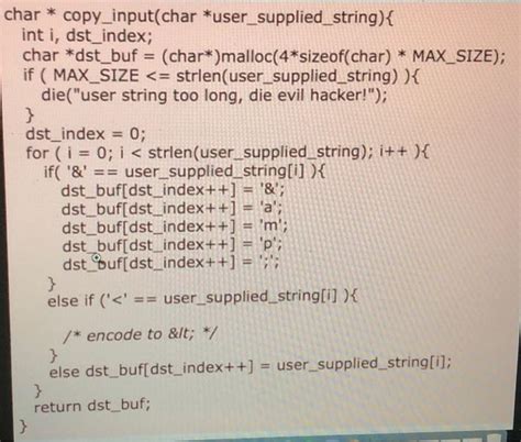 solved har copy input char user supplied string { int