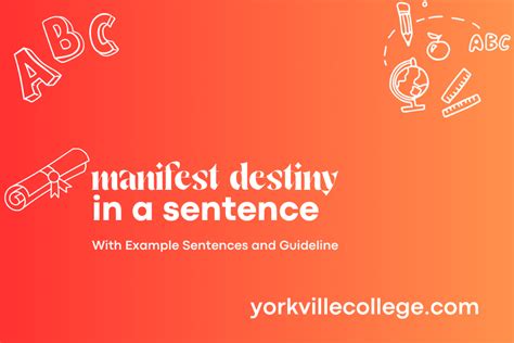 How To Use Manifest Destiny In A Sentence Easy Examples