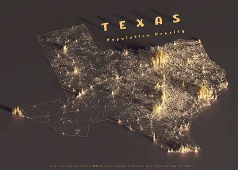 Texas Population Density Map State Map My Xxx Hot Girl