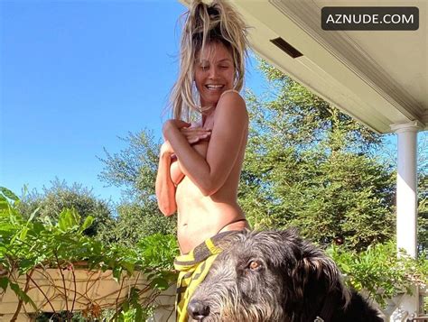 Heidi Klum Goes Topless And Shares A Kiss With Her Husband Tom Kaulitz As They Quarantine