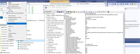 How To Access Context Menu After Right Click On The File In The File Explorer With Selenium