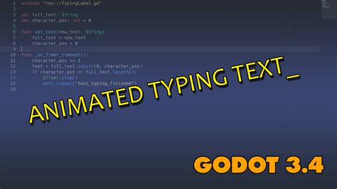 Godot Quick Tip Typing Text Effect Drentsoft Games Ltd