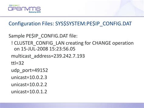 Ppt Using Ip Networks As An Openvms Cluster Interconnect Keith Parris