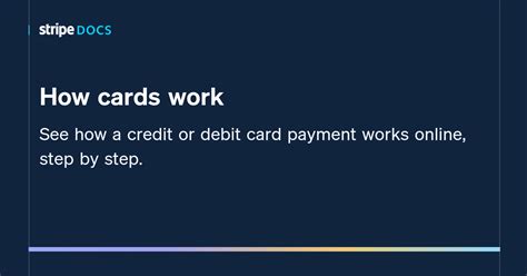 How Cards Work Stripe Documentation