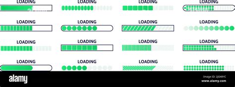 Loading Bar Download Progress Status Web Page Loading Scale And