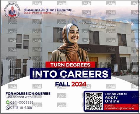 Mohammad Ali Jinnah University Karachi Admissions In Jang Newspaper Pakistan On 19 May 2024