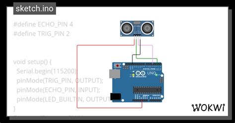 Sensor Ultrasonik Wokwi Esp32 Stm32 Arduino Simulator