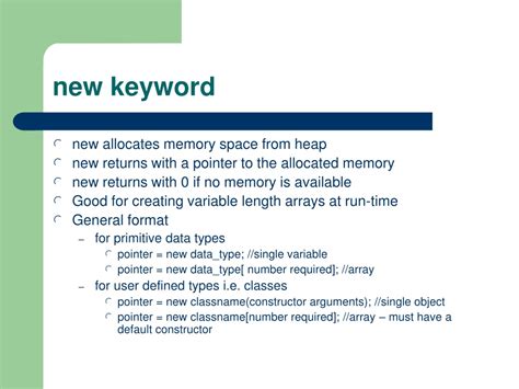 Ppt C Advanced Features Object Initialization Aggregation Copy Constructor Memory