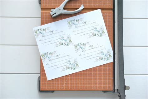 Instant Download Wedding RSVP Template Dusty Blue And Cream Etsy