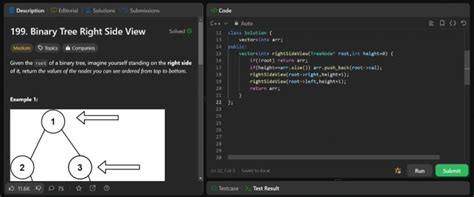 abhishek jha on linkedin coding algorithms leetcode binarytrees dfs rightsideview…