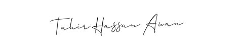 79 Tahir Hassan Awan Name Signature Style Ideas Fine E Sign