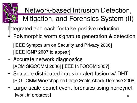 Ppt Network Based Intrusion Detection Mitigation And Forensics System Powerpoint Presentation
