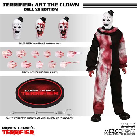 Terrifier Action Figure 112 Art The Clown Deluxe Edition 17 Cm
