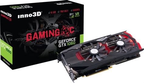 Inno3D GTX1060 6GB GAMING OC DDR5X 192BIT 1784MHZ Buy, Best Price in ...