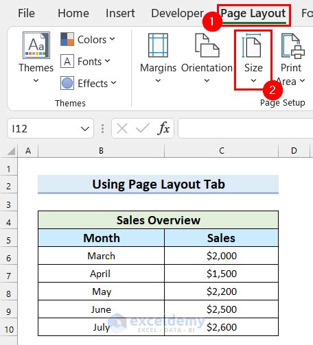 How To Add Paper Size In Excel 4 Easy Ways ExcelDemy