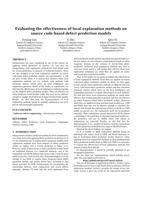 PDF Evaluating The Effectiveness Of Local Explanation Methods On