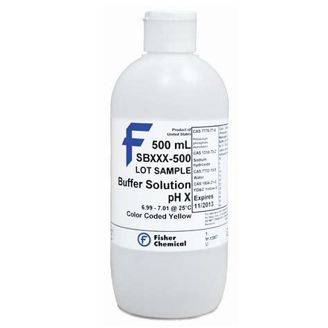 Neutral Buffer Fisher Chemical™ Ph Buffer Certified Ph 70 500 Ml