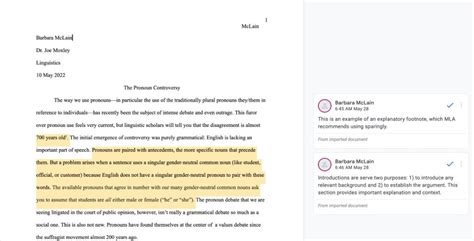 MLA Format Example Sample MLA Format Essay Writing Commons