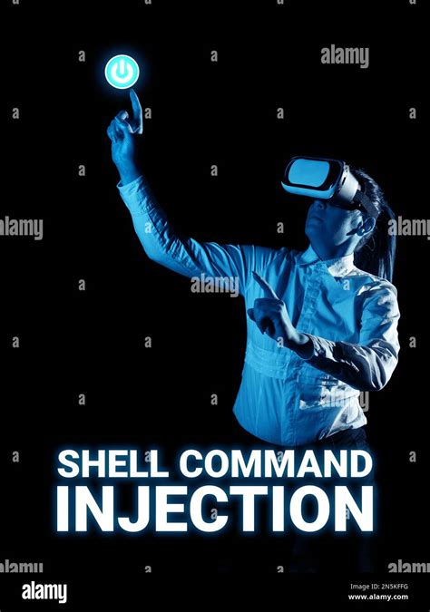 Hand Writing Sign Shell Command Injection Word For Used By Hackers To Execute System Commands