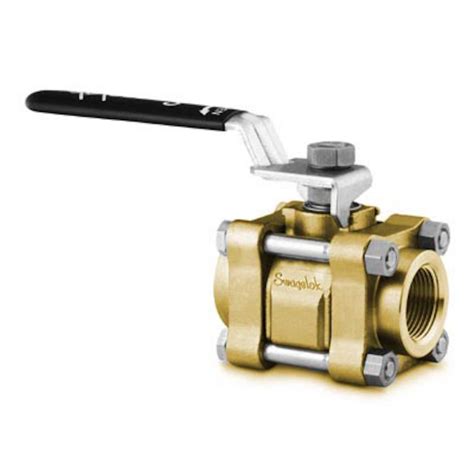 2 Way 직선형 쓰리피스3 Piece 프로세스계장용 볼 밸브 60 시리즈 볼 밸브 및 14 회전 플러그 밸브 밸브 모든 제품 Swagelok