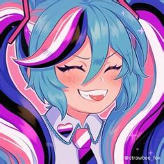 Genderfluid Miku In Gender Fluid Art Hatsune Miku Miku