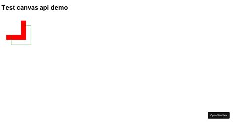 Canvas Demo Codesandbox