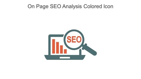 On Page SEO Analysis Colored Icon In Powerpoint Pptx Png And Editable Eps Format PPT Sample