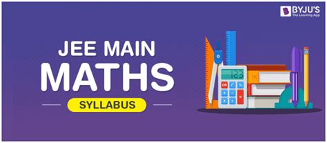 Jee Main Maths Syllabus 2024 Download Latest Syllabus Pdf