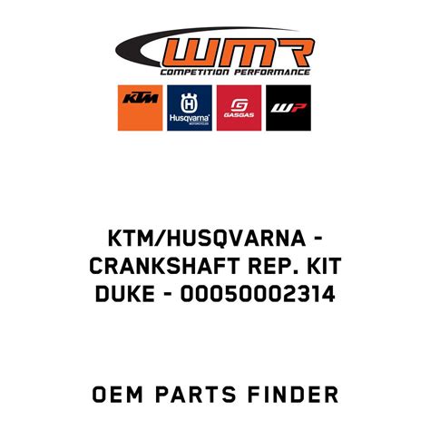 Crankshaft Rep Kit Duke