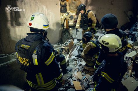 Удар Шахеда по Сумах 30 січня аварійно рятувальні роботи завершено Цензор НЕТ