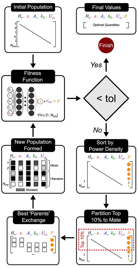 the genetic algorithm begins with an initial population of 100
