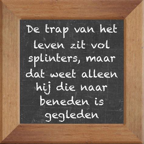 Wijsheden Op Krijtbord Tegel Over Levenspreuken Met Spreuk De Trap Van