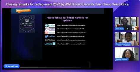 Aws Cloud Security User Group West Africa On Linkedin Awsusergroup
